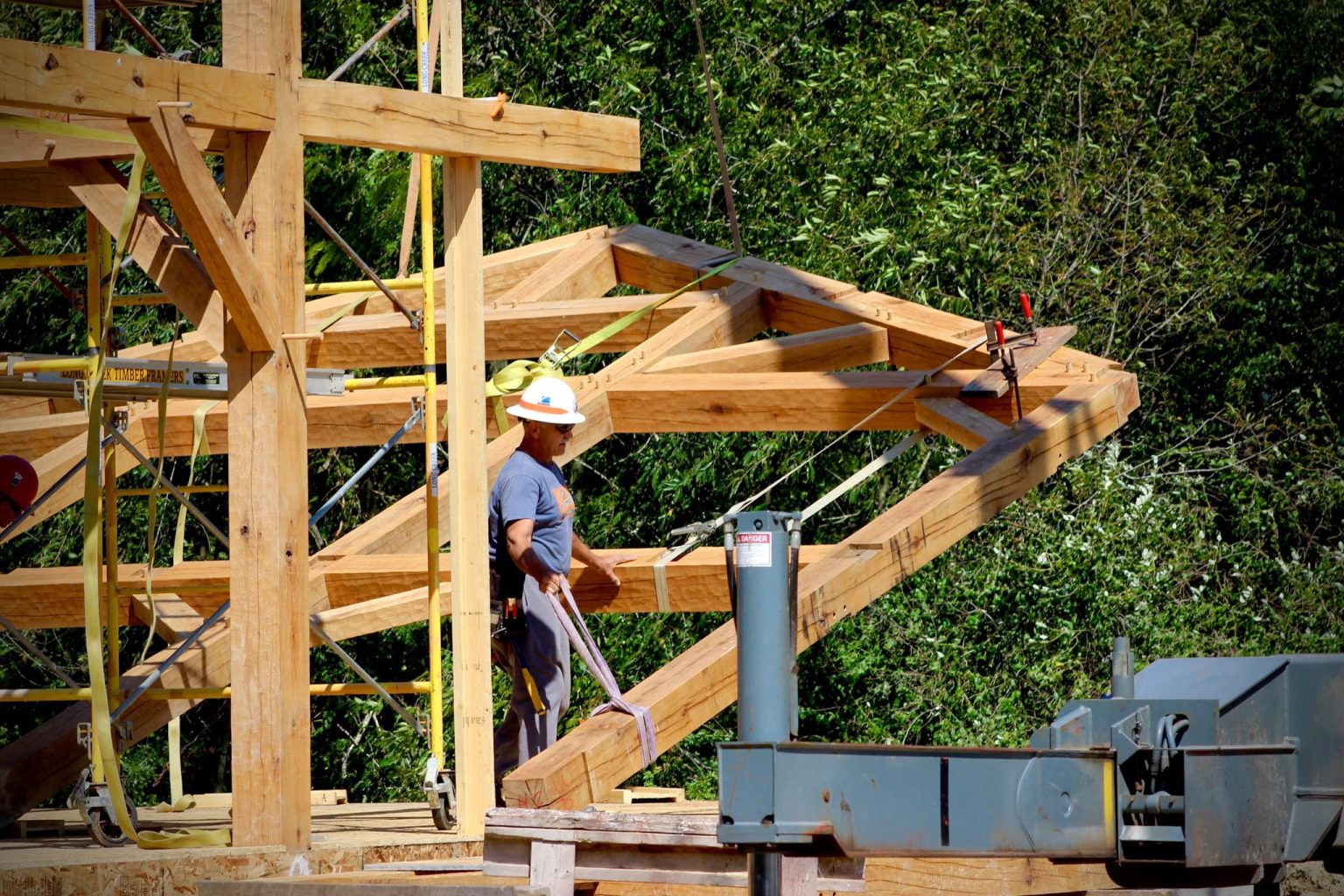 Timber Frame Homes by Long Creek Timber Framers
